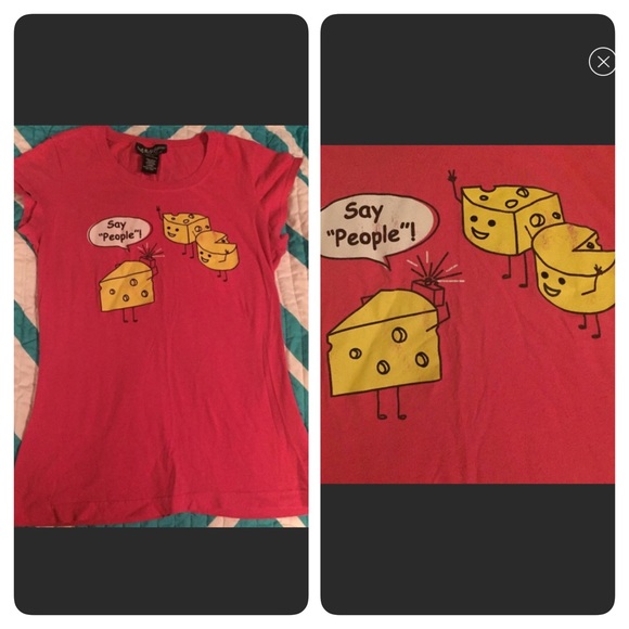 Self Esteem | Tops | Iso Say People Cheese Self Esteem Tee Sz Xl | Poshmark